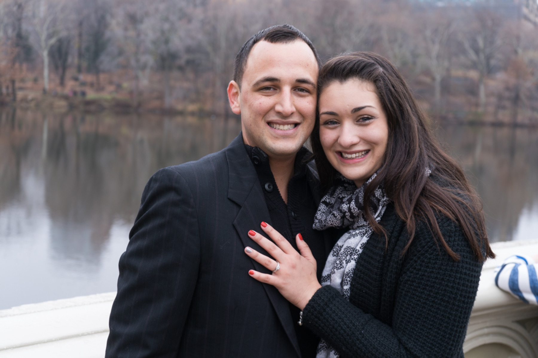 Surprise proposal in Central Park, Bow Bridge. | Proposal Ideas and ...
