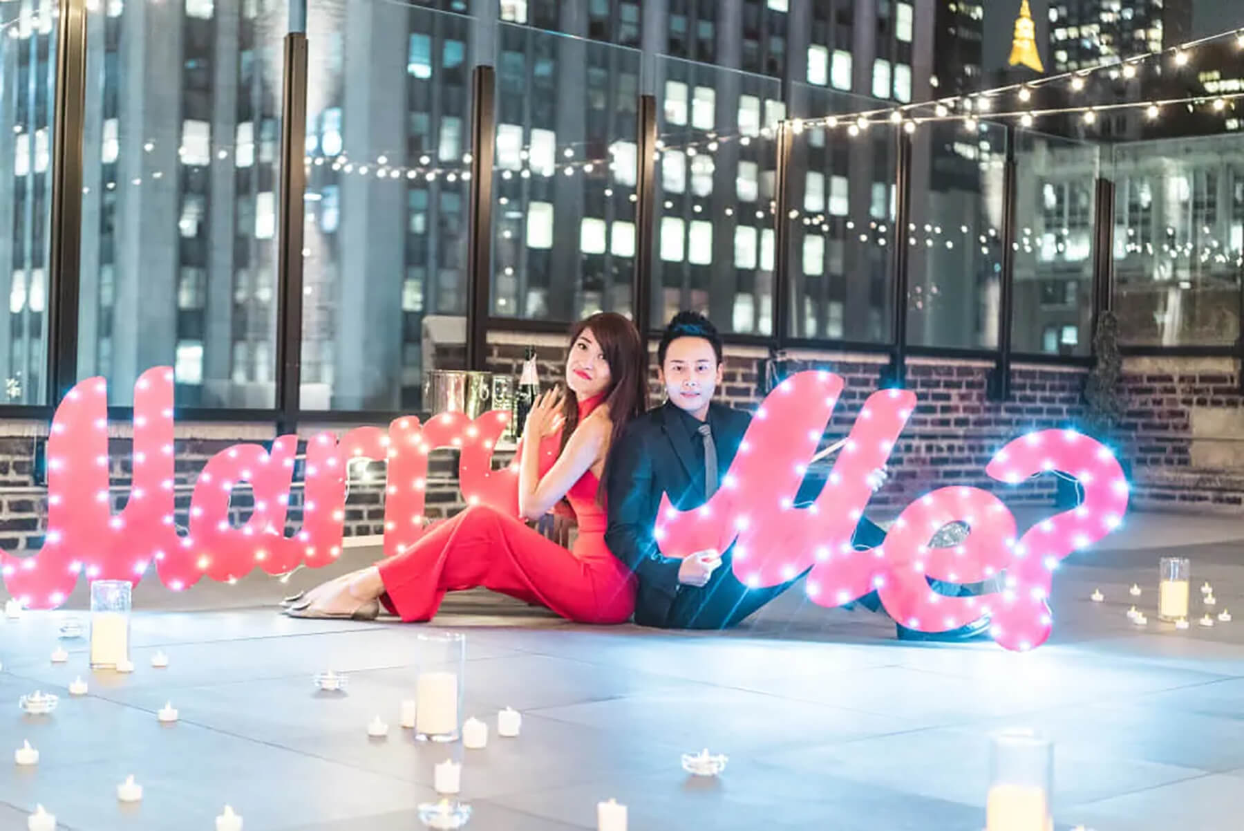 Amazing Rooftop Proposal. | Proposal Ideas and Planning