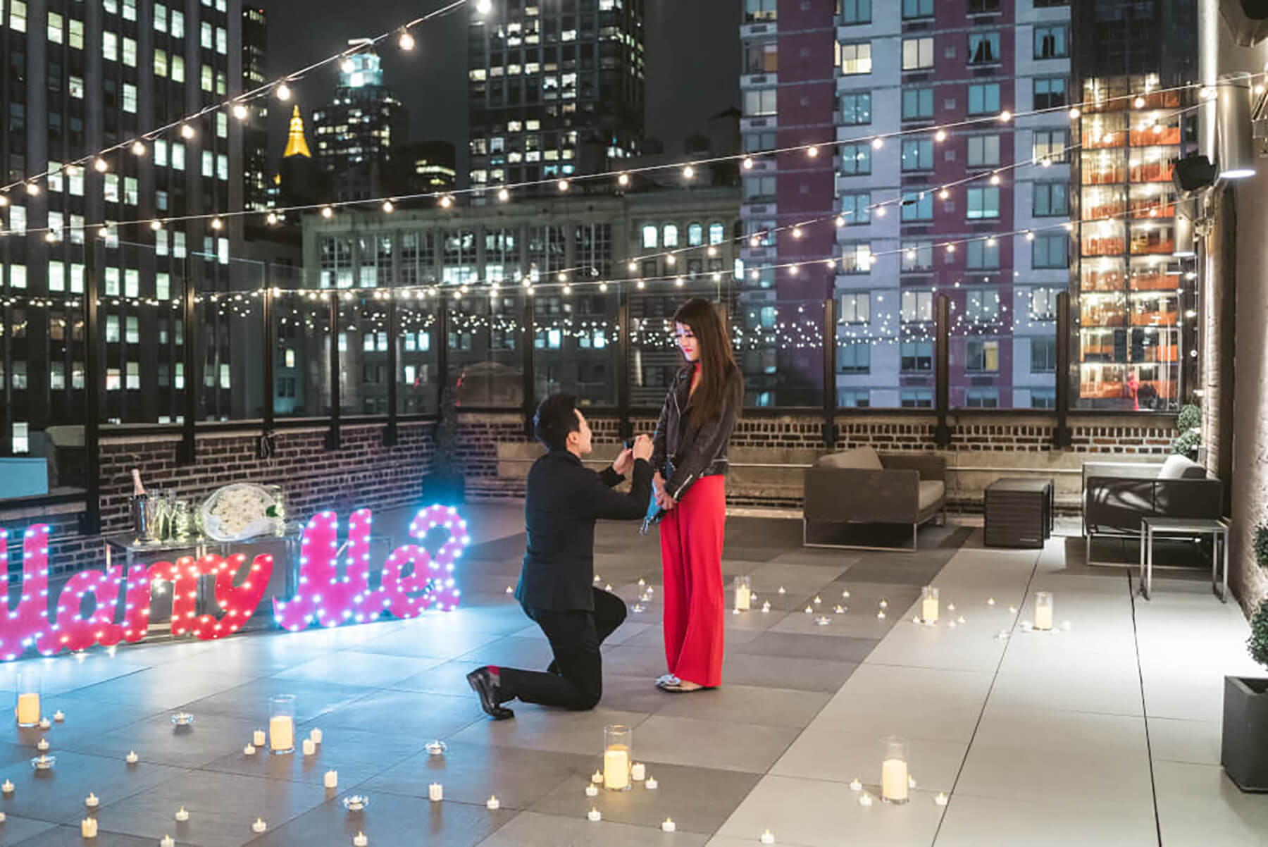 Amazing Rooftop Proposal. | Proposal Ideas and Planning