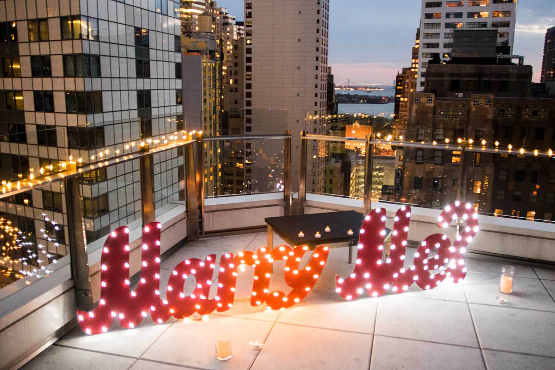 Majestic Rooftop Marriage Proposal | Proposal Ideas and Planning
