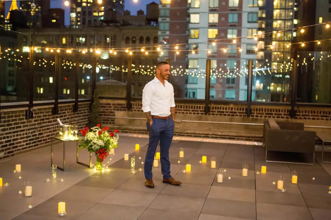 Easter Day Romantic Rooftop Proposal | Proposal Ideas and Planning
