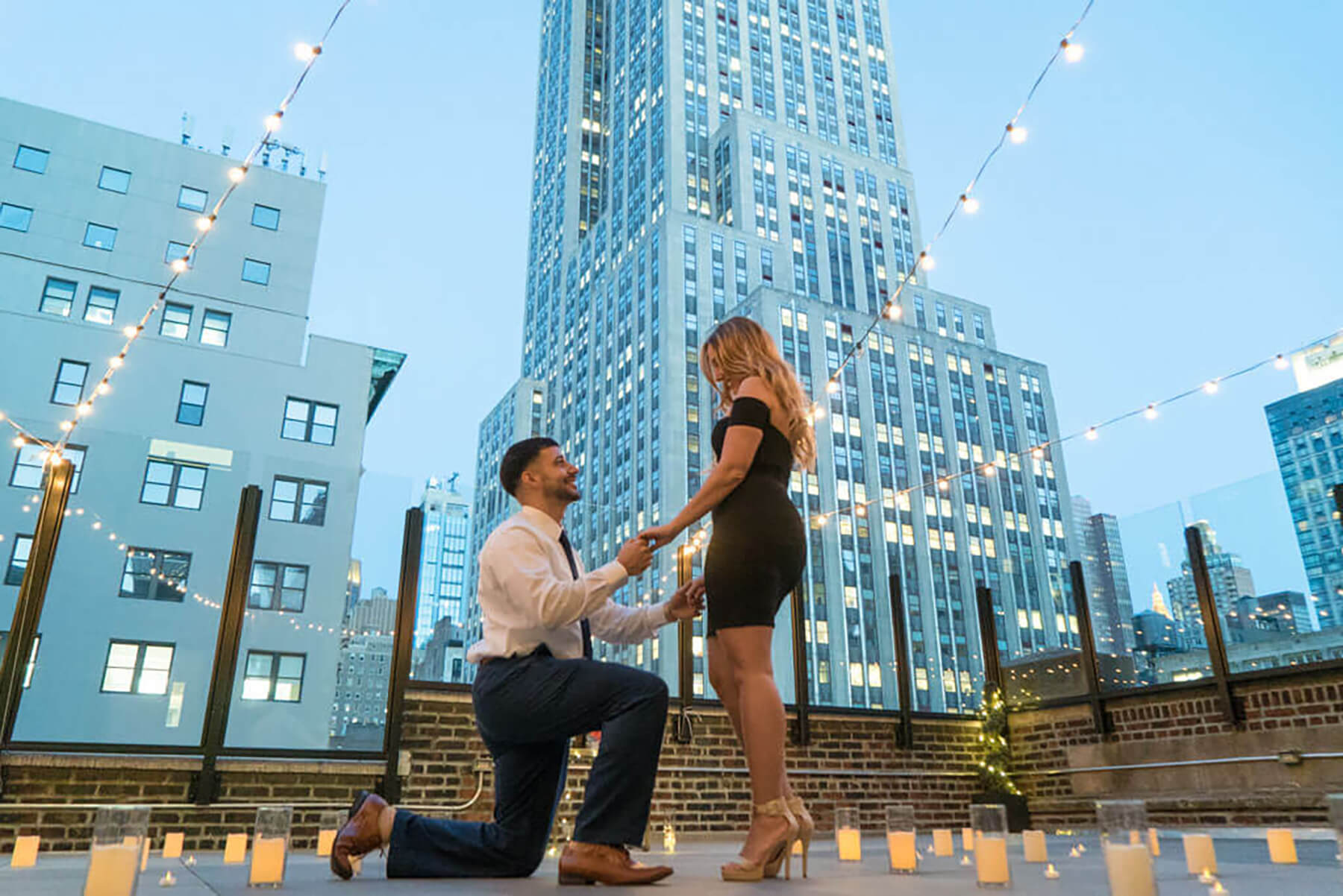 Surprise proposal On A Private Rooftop | Proposal Ideas and Planning