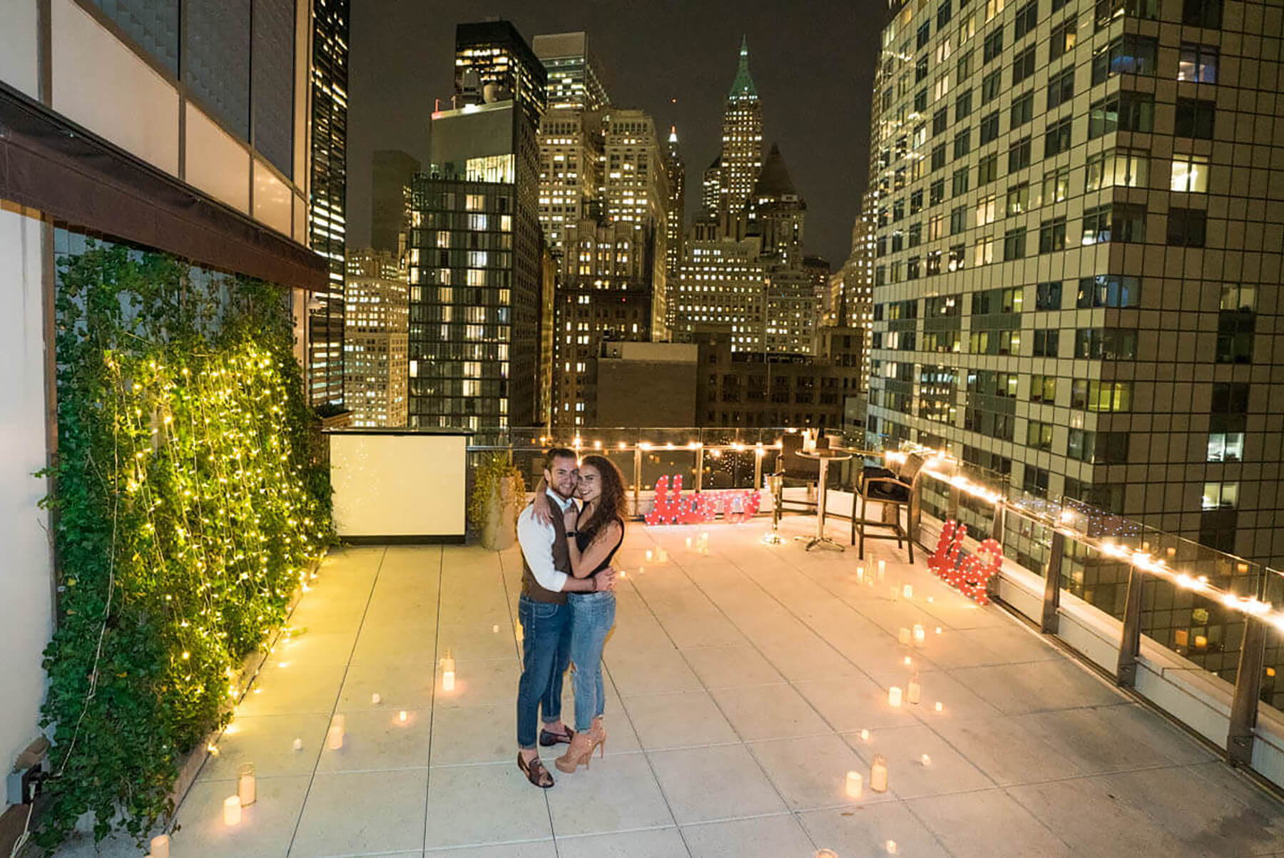 Gorgeous Rooftop Proposal | Proposal Ideas and Planning