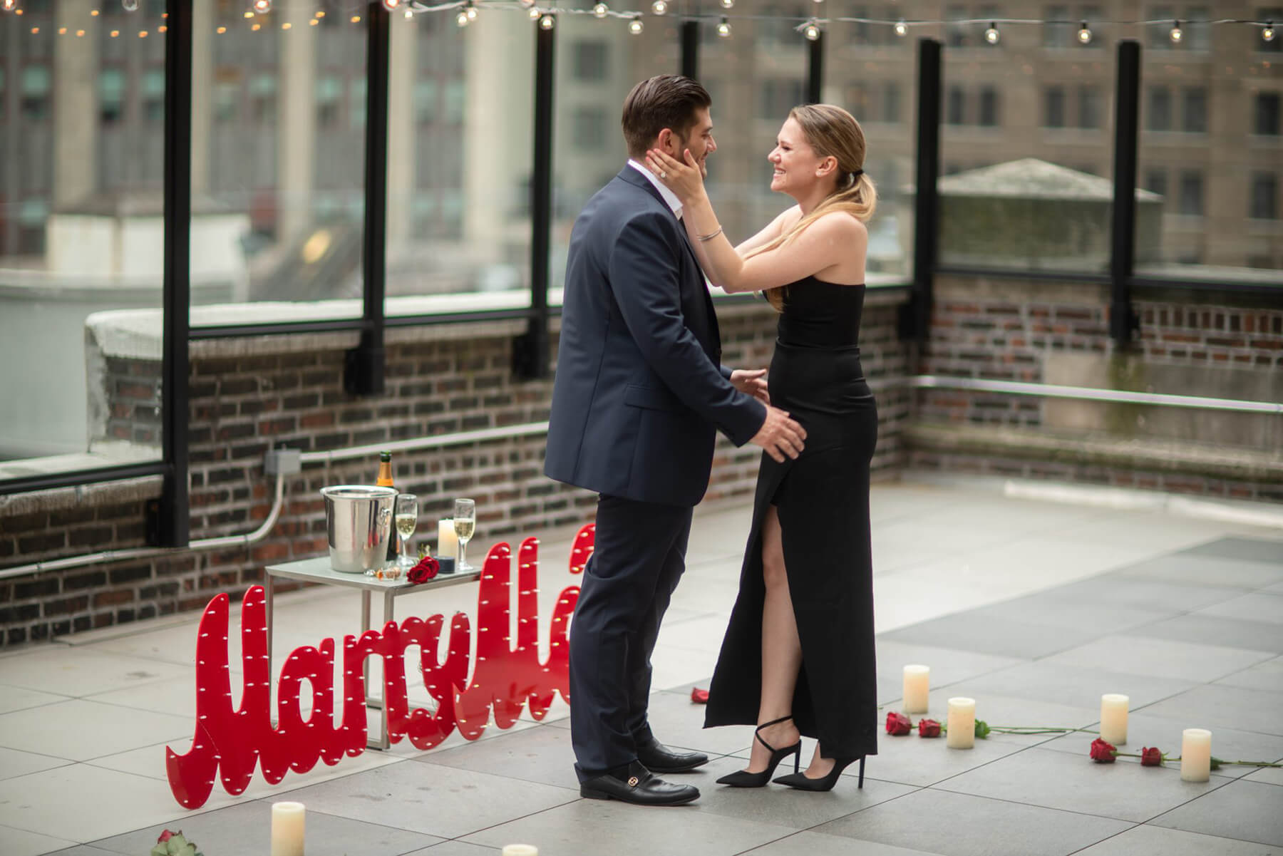 Summer Vibes. Daytime Proposal on a Private Terrace | Proposal Ideas ...