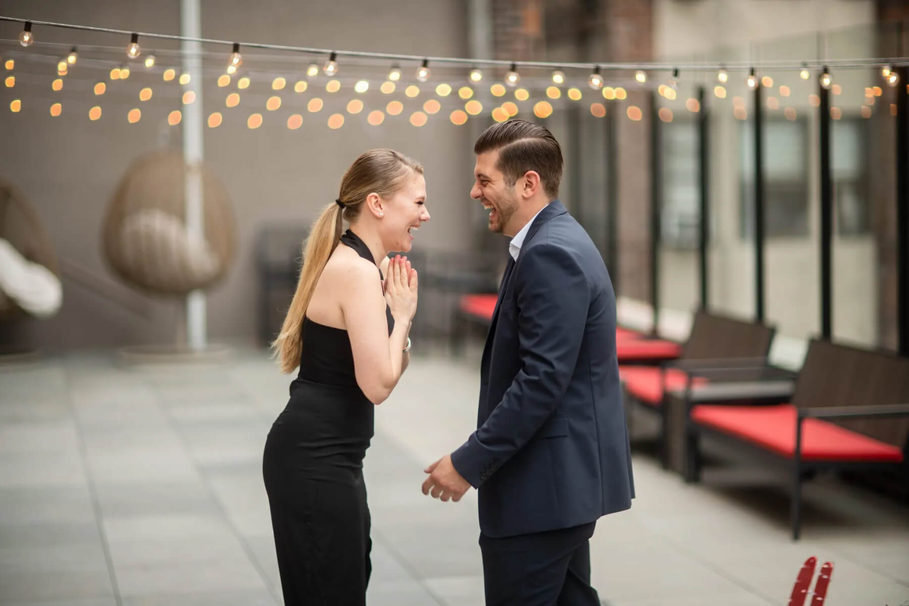 Summer Vibes. Daytime Proposal on a Private Terrace | Proposal Ideas ...