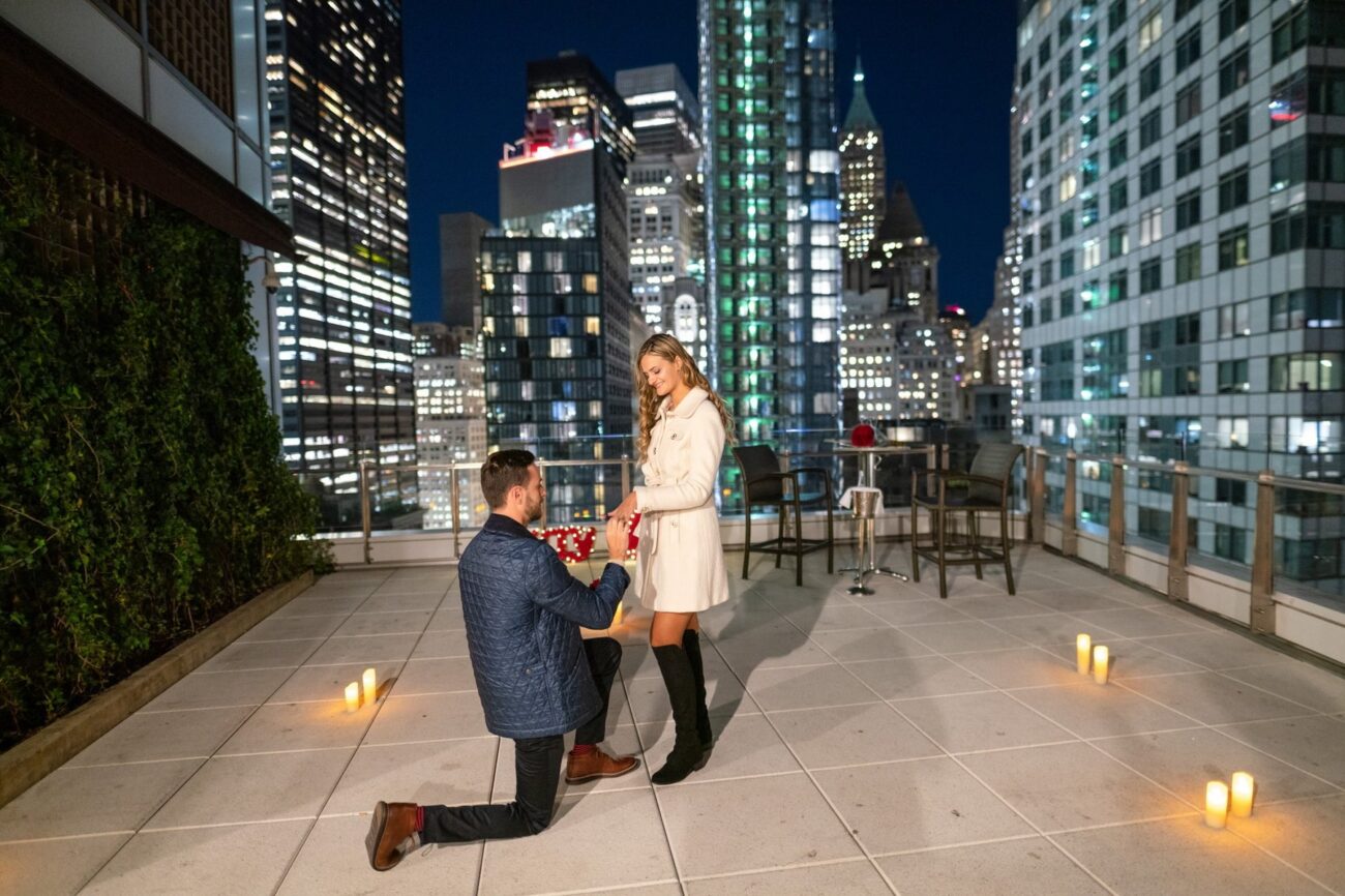 Majestic Rooftop surprise proposal | Proposal Ideas and Planning