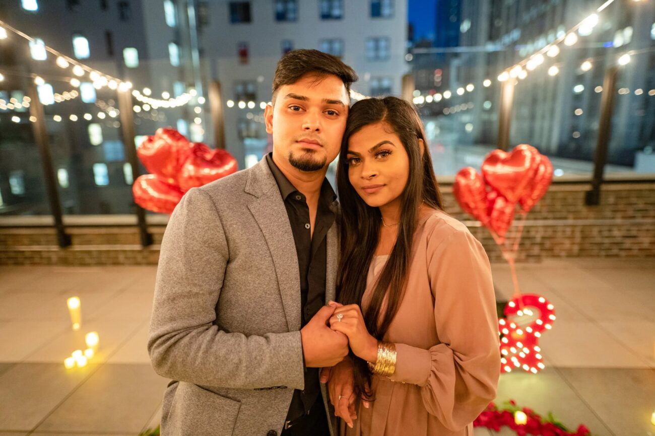 Enchanting rooftop proposal | Proposal Ideas and Planning