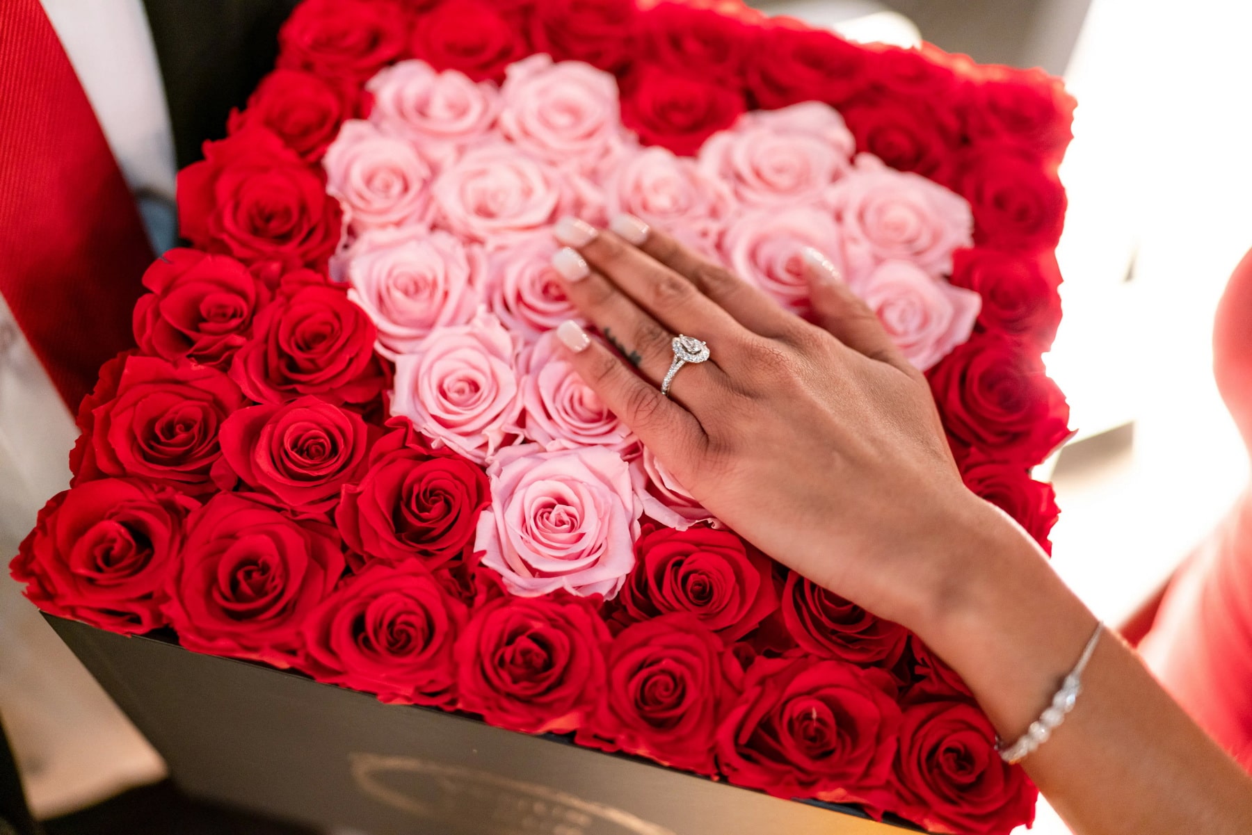 Valentine’s Day marriage proposal surprise proposal on a private ...