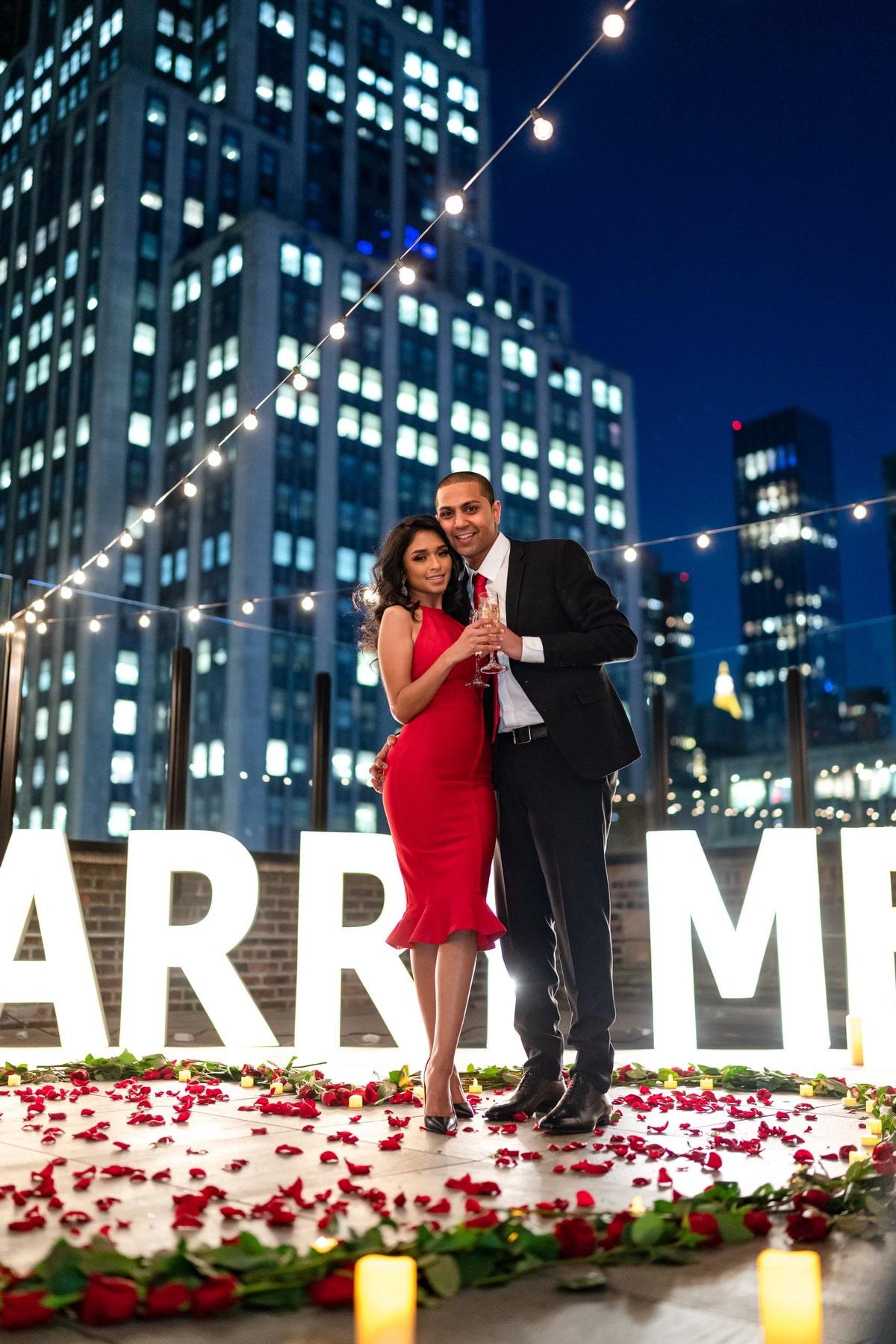 Valentine’s Day marriage proposal surprise proposal on a private ...