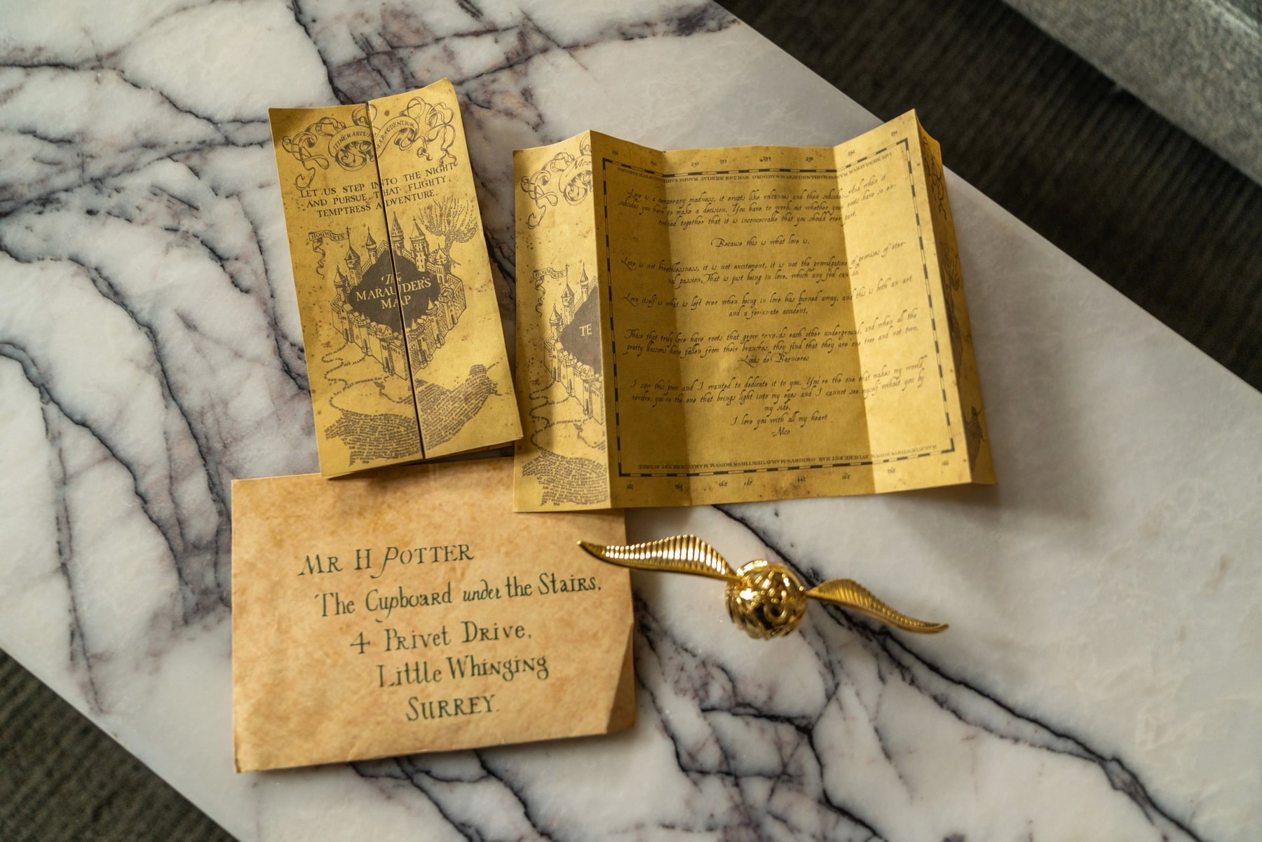 From muggle to Mrs: Harry Potter inspired marriage proposal. | Proposal ...